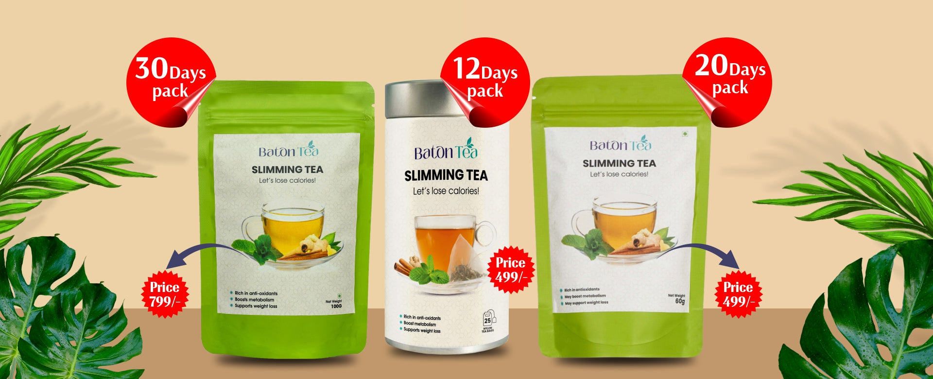 Baton Tea - Best Slimming Tea For Weight Loss & Detoxification